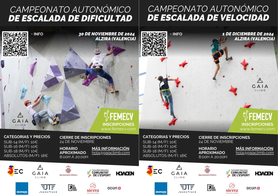 El rocódromo Gaia Climb acogerá las últimas competiciones de escalada ...